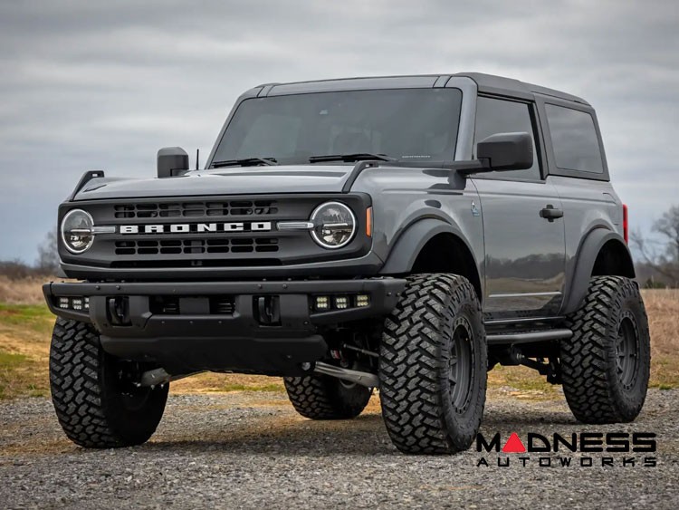 Ford Bronco Running Boards - OV2 Side Steps - Rough Country - 2 Door, 14004