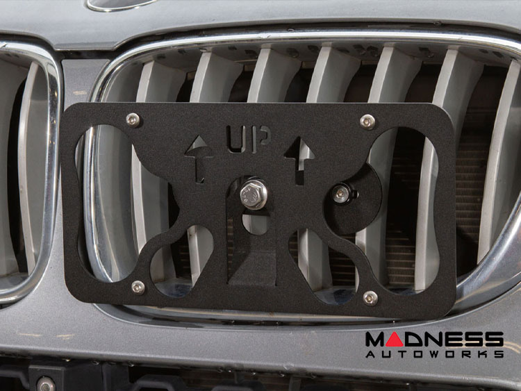 Ford Bronco License Plate Mount - Platypus - Grille Mount, CS-AC105