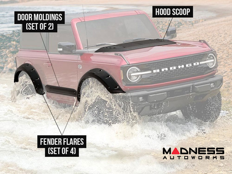 Ford Bronco Complete Body Styling Kit - 2 Door - Super Bolt - Air ...