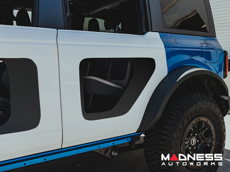 Ford Bronco Halo Doors - Anderson Composites - 4 Door - Fiberglass with ...