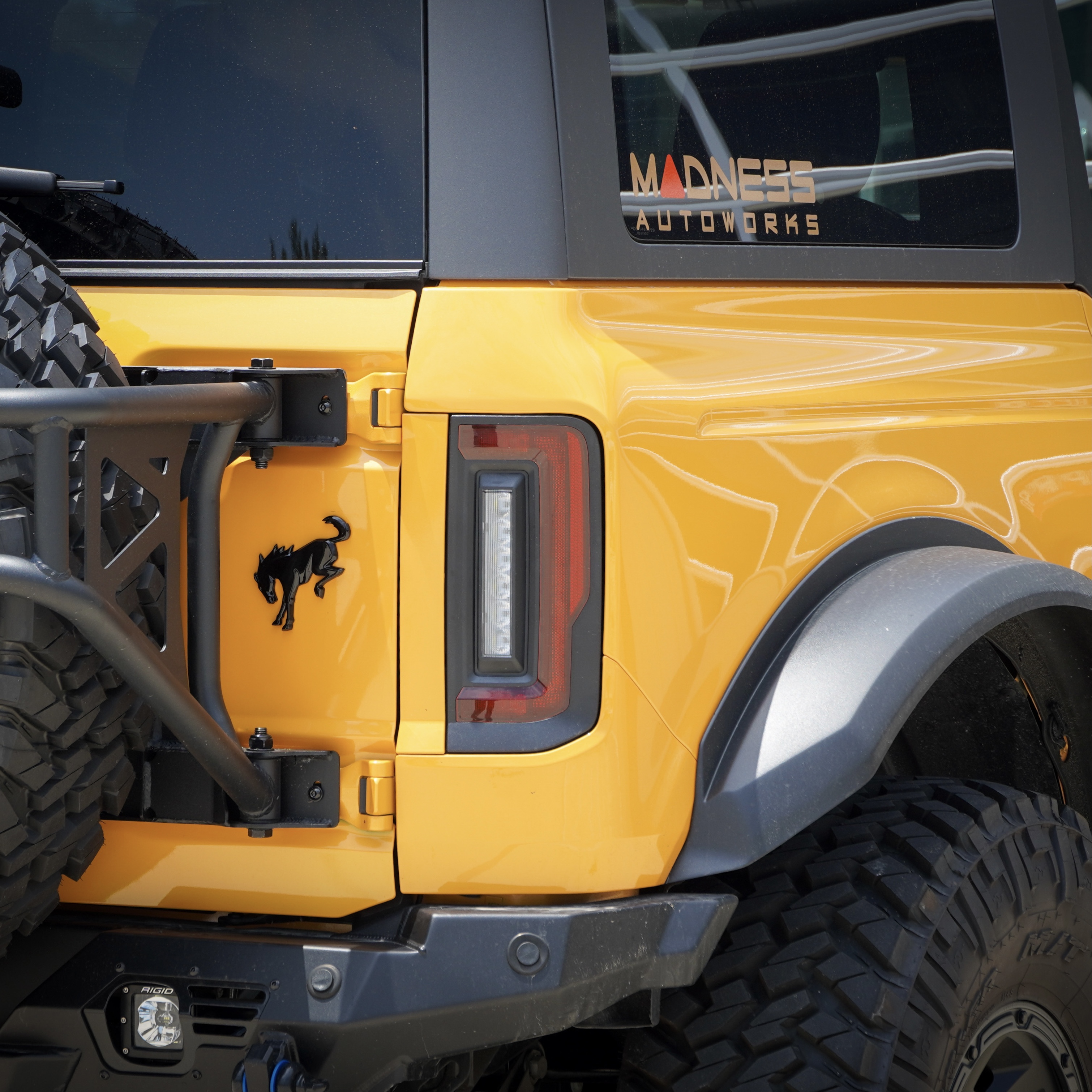 Ford Bronco Emblem - Rear - Bronco - Gloss Black, FT22042102