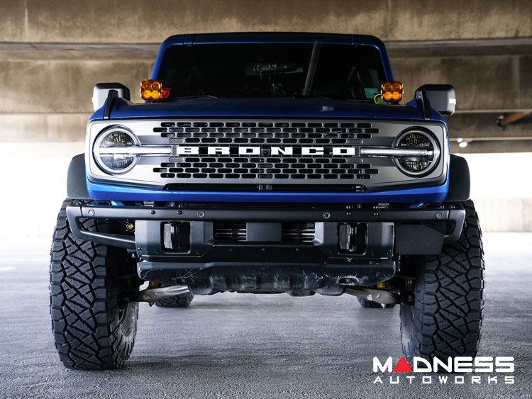 Ford Bronco Front License Plate Relocation Bracket - Factory Bumper ...