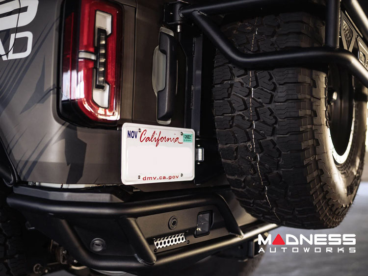 Ford Bronco Rear License Plate Relocation Bracket - Factory Tire ...