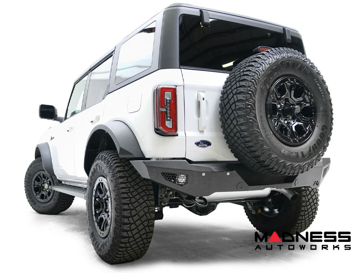 Ford Bronco Rear Bumper - Fab Fours - Standard, FB21-Y5252-1