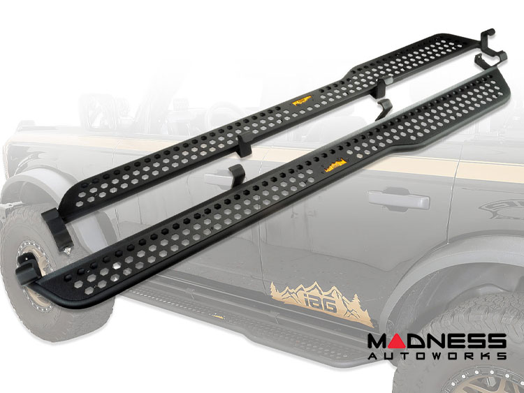 Ford Bronco Side Steps - EZ-Step Add-on - 4 Door - IAG - Full Length