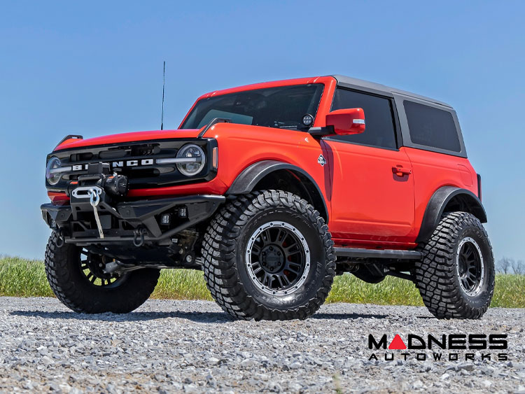 Ford Bronco Running Boards - BA2 Side Steps - Rough Country - 2 Door, 41008