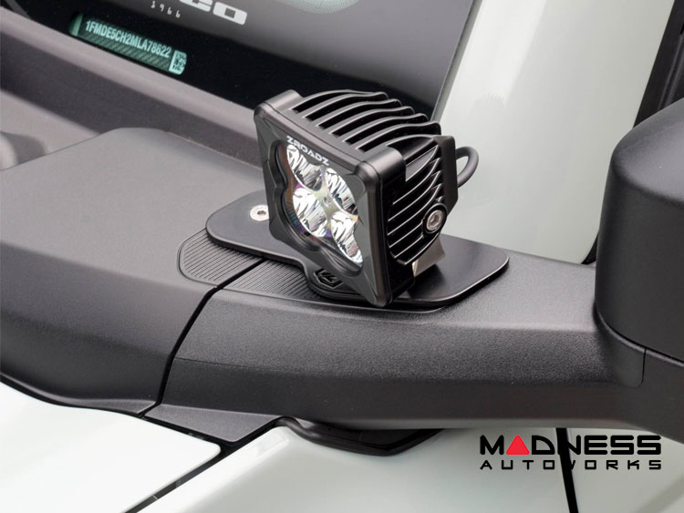 Ford Bronco Lighting Upgrade - ZROADZ - A-Pillar Dual Mount - 3in White ...