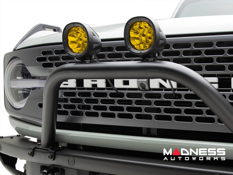 Ford Bronco Bull Bar - Front - Factory Bumper - ZROADZ - Standard - 4in ...