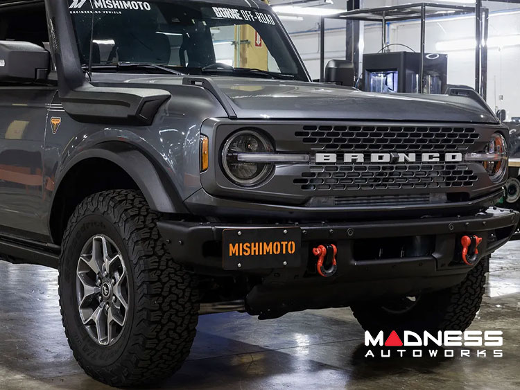 Ford Bronco Front License Plate Relocation Kit - Modular Bumper, MMLP ...