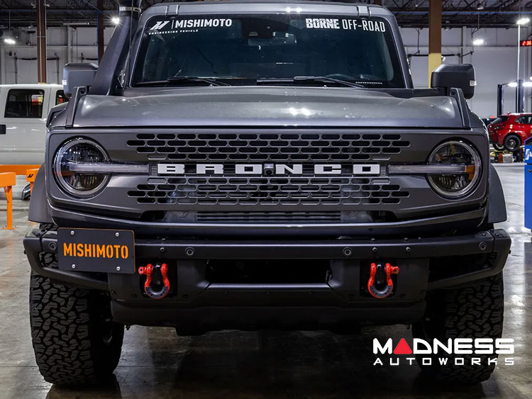 Ford Bronco Front License Plate Relocation Kit - Modular Bumper, MMLP ...