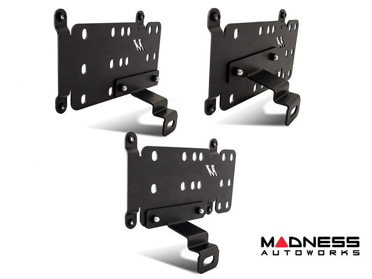 Ford Bronco Front License Plate Relocation Kit - Plastic Bumper, MMLP ...