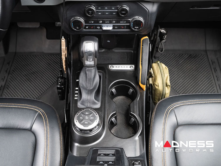 Ford Bronco Interior Upgrade - Center Console Molle Panels - DV8, CCBR-02