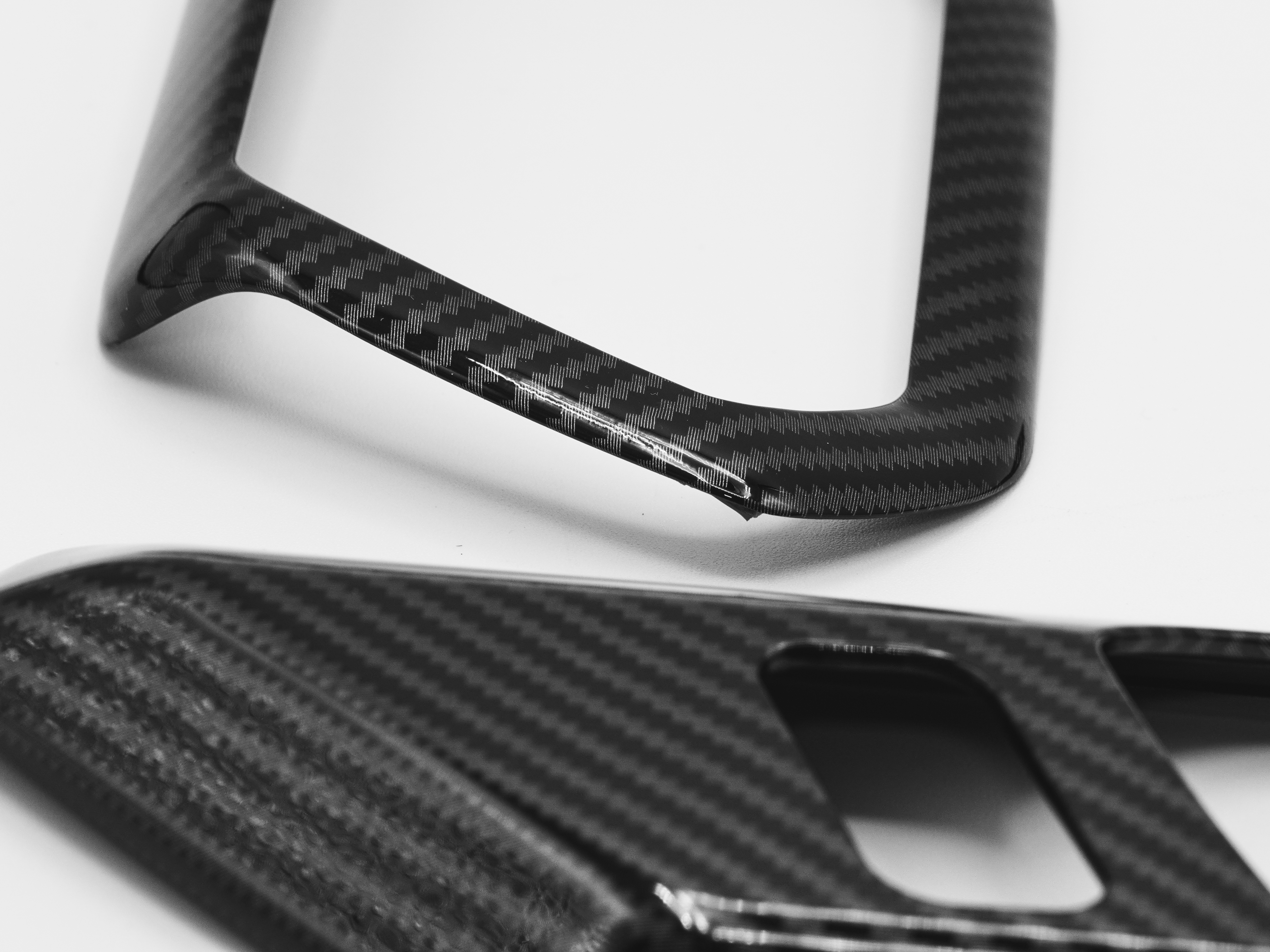 Ford Bronco Interior Door Handle Trim Kit - 4 pc set - Gloss Carbon ...