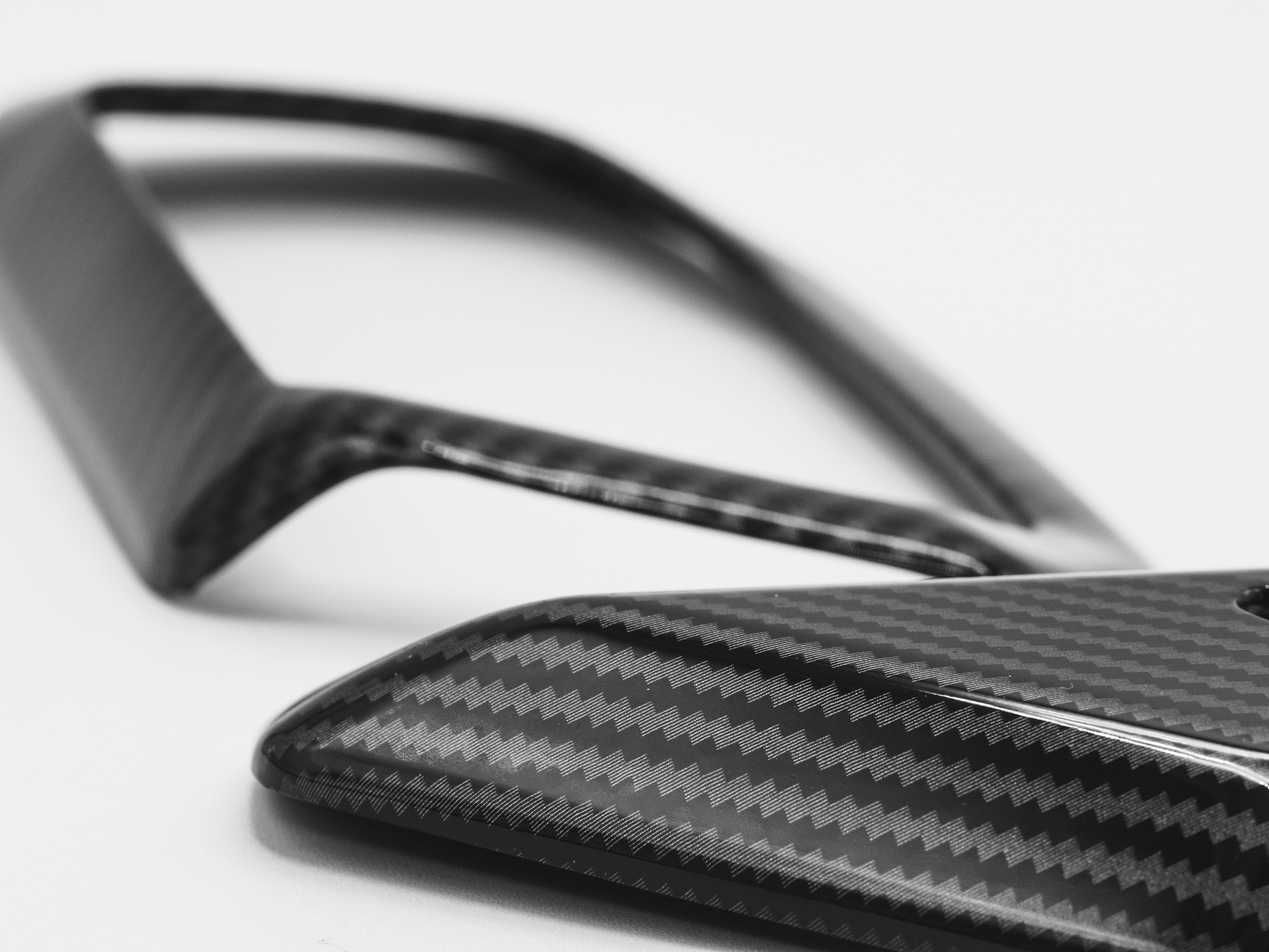 Ford Bronco Interior Door Handle Trim Kit - 4 pc set - Gloss Carbon ...