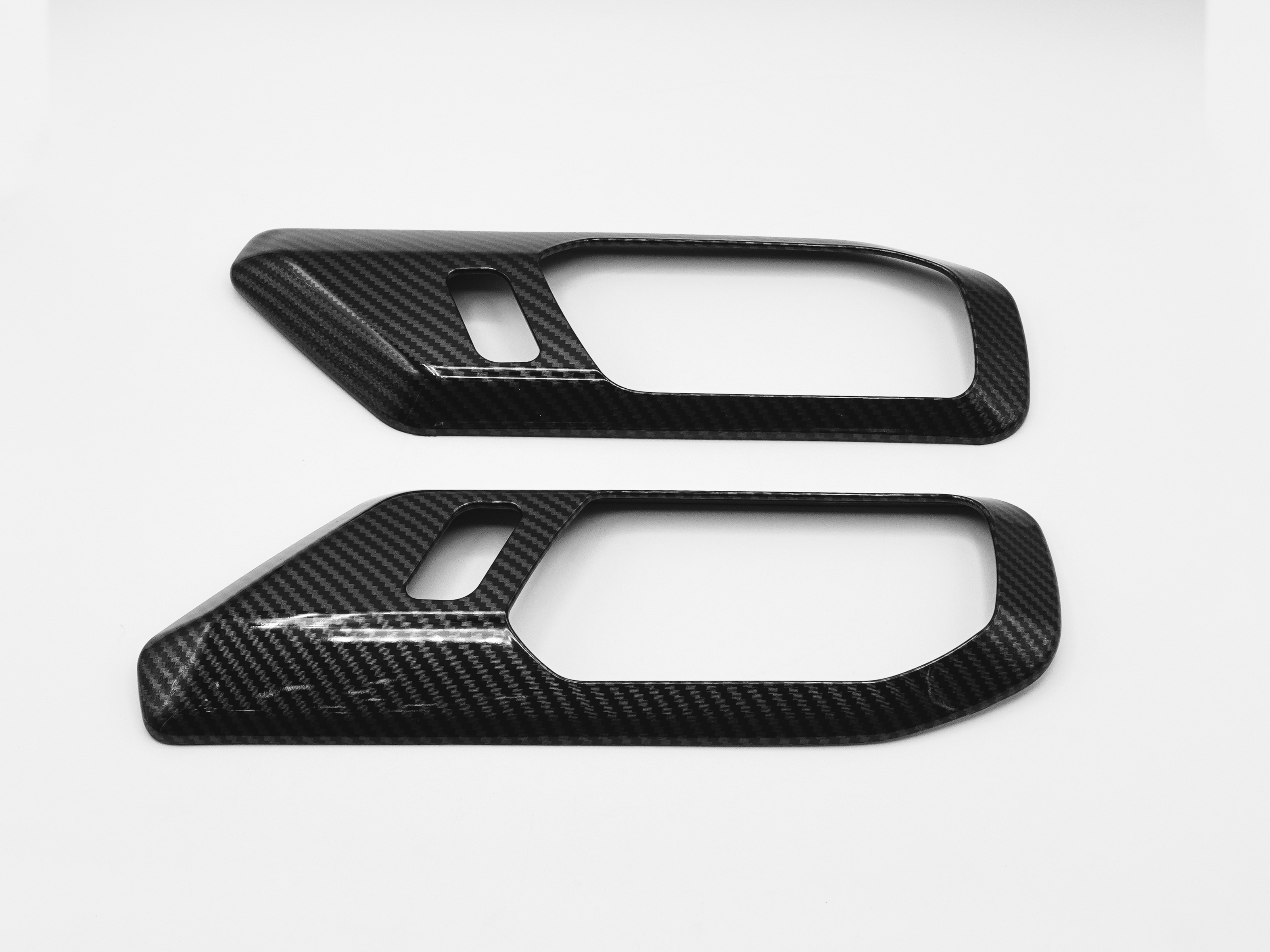 Ford Bronco Interior Door Handle Trim Kit - 4 pc set - Gloss Carbon ...