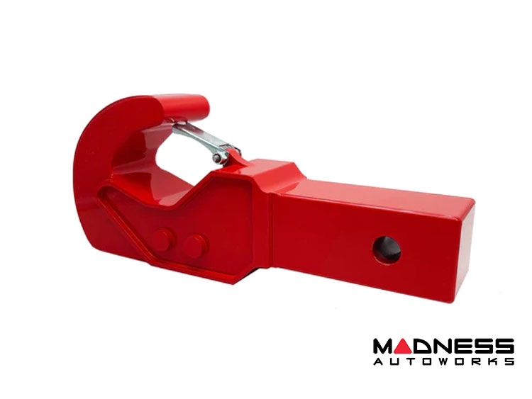 Ford Bronco Billet Recovery Hook - Royal Hitch Hook - Aluminum - Red