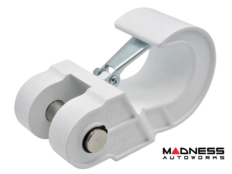 Ford Bronco Billet Recovery Hook - Royal Show Hook - Aluminum - White ...