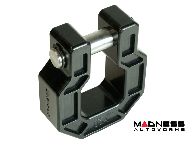 Ford Bronco Billet D-Rings - Royal Show Shackle - Aluminum - Black, RHO ...