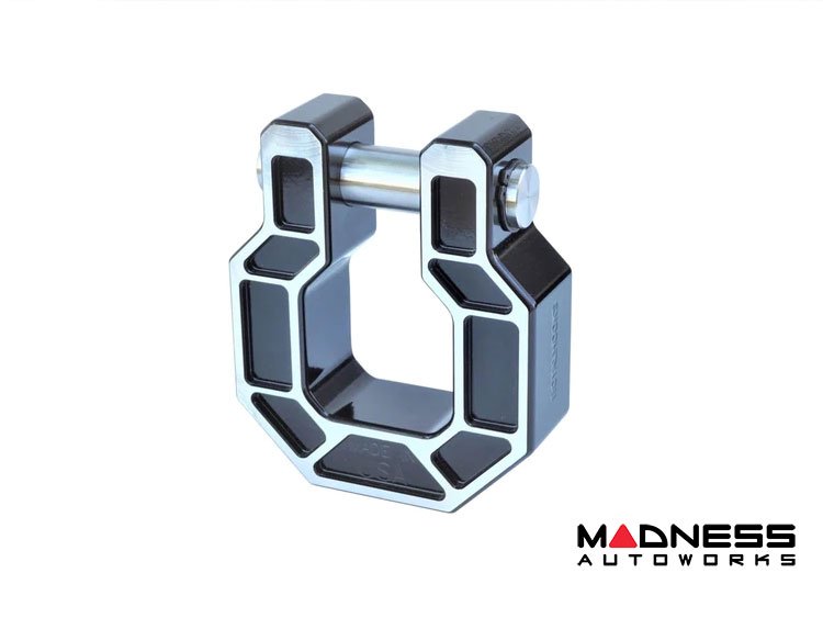 Ford Bronco Billet D-Rings - Royal Show Shackle - Aluminum - Black w ...